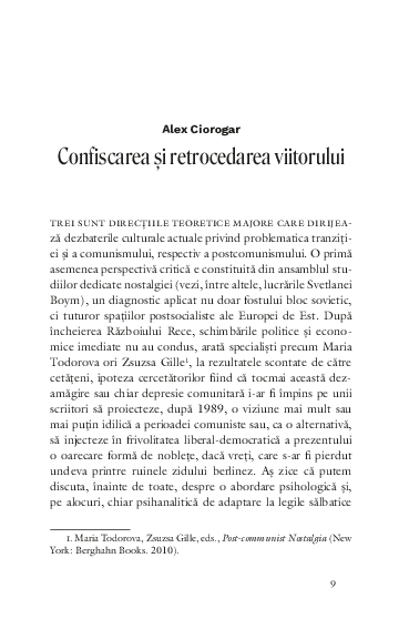 (PDF) Confiscarea și retrocedarea viitorului