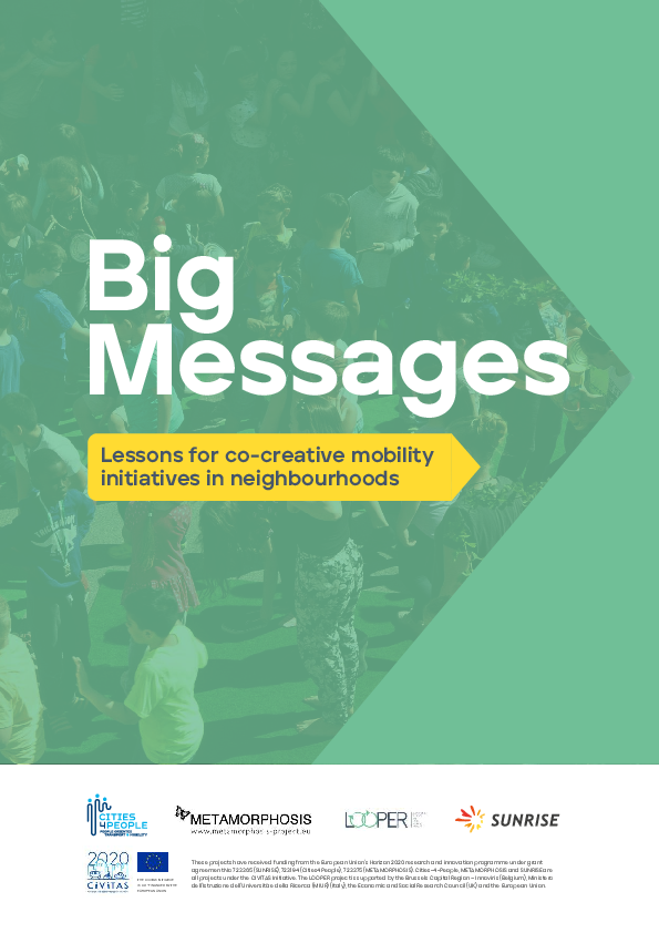 (PDF) Big Messages - Lessons for co-creative mobility initiatives in ...