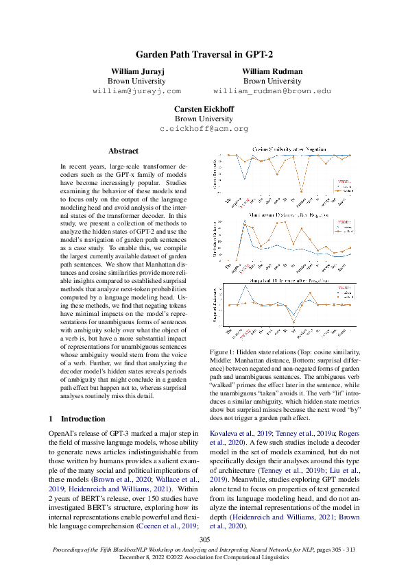 (PDF) Garden Path Traversal in GPT-2