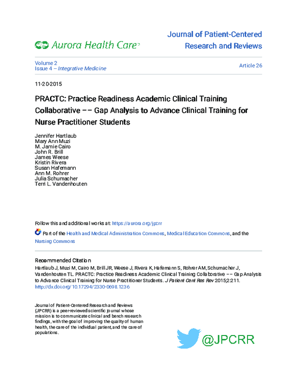 (PDF) PRACTC: Practice Readiness Academic Clinical Training ...