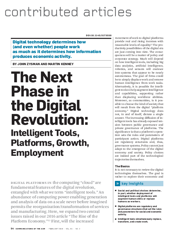 (PDF) The next phase in the digital revolution