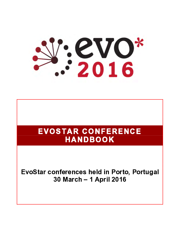 (PDF) Evostar Conference Handbook
