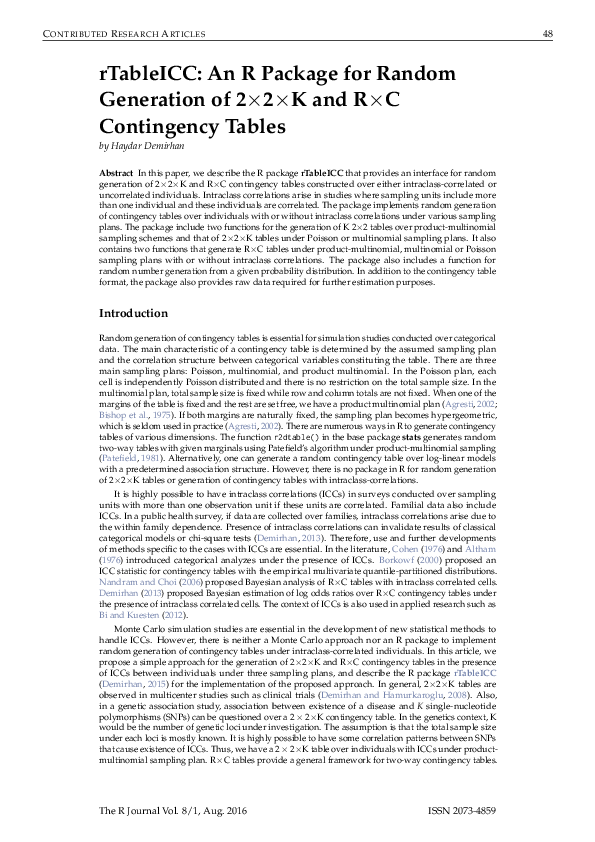 (PDF) rTableICC: An R Package for Random Generation of 22K and RC ...
