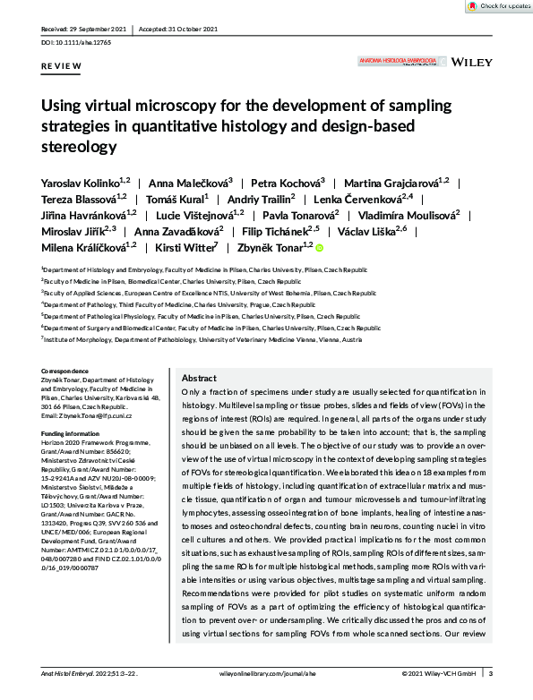 (PDF) Using virtual microscopy for the development of sampling strategies in quantitative ...