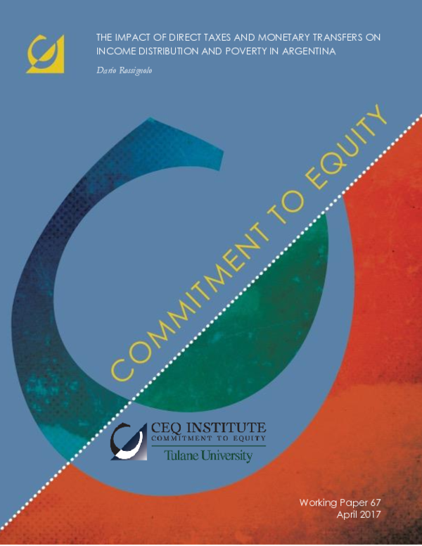 (PDF) The Impact of Direct Taxes and Monetary Transfers on Income Distribution and Poverty in ...