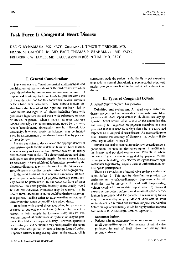 (PDF) Task force I: Congenital heart disease | Frank Galioto - Academia.edu
