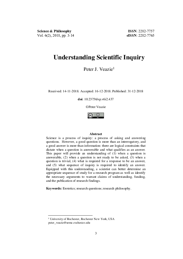 (PDF) Understanding Scientific Inquiry