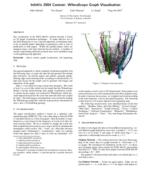 (PDF) WilmaScope Graph Visualisation