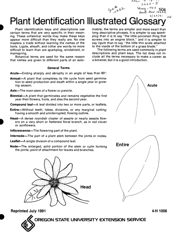 (PDF) Plant identification illustrated glossary | Lester R. Vough ...