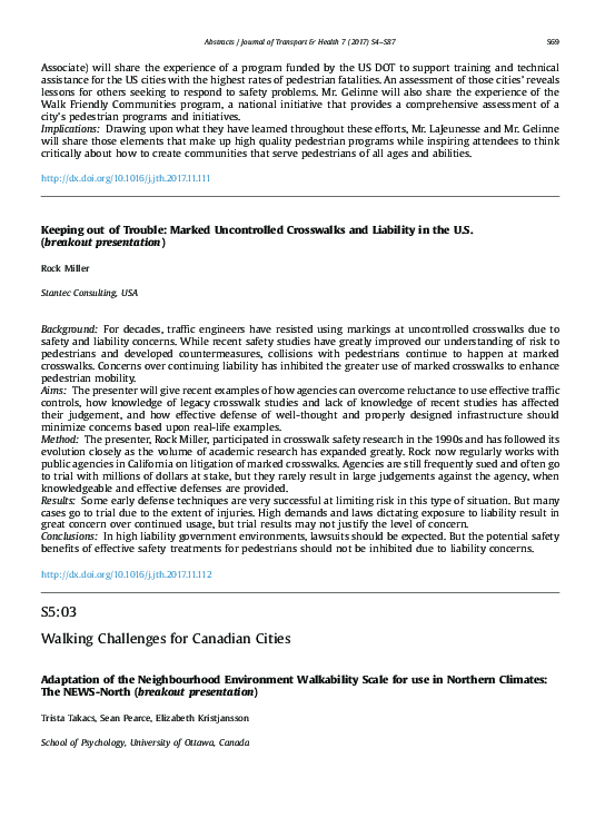 (PDF) Adaptation of the Neighbourhood Environment Walkability Scale for ...