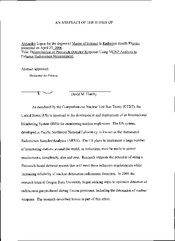 Pdf Enhancing Radioxenon Measurement With Phoswich Detector Analysis