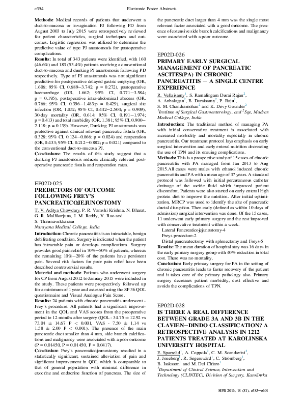 (PDF) Is there a real difference between grade 3a and 3b in the Clavien ...