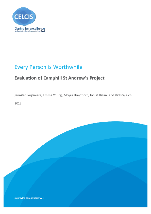 (PDF) Every Person is Worthwhile : Evaluation of Camphill St Andrew's ...