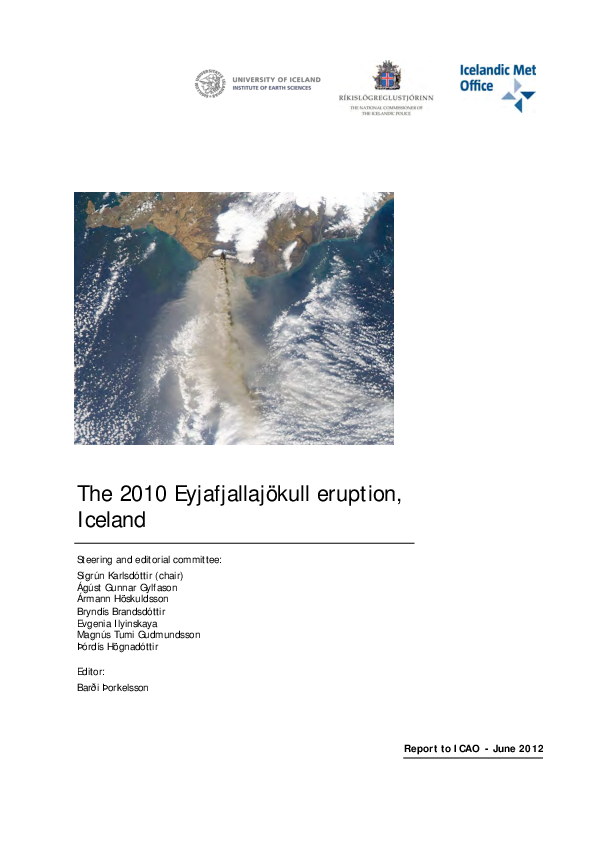 (PDF) The 2010 Eyjafjallajökull eruption, Iceland