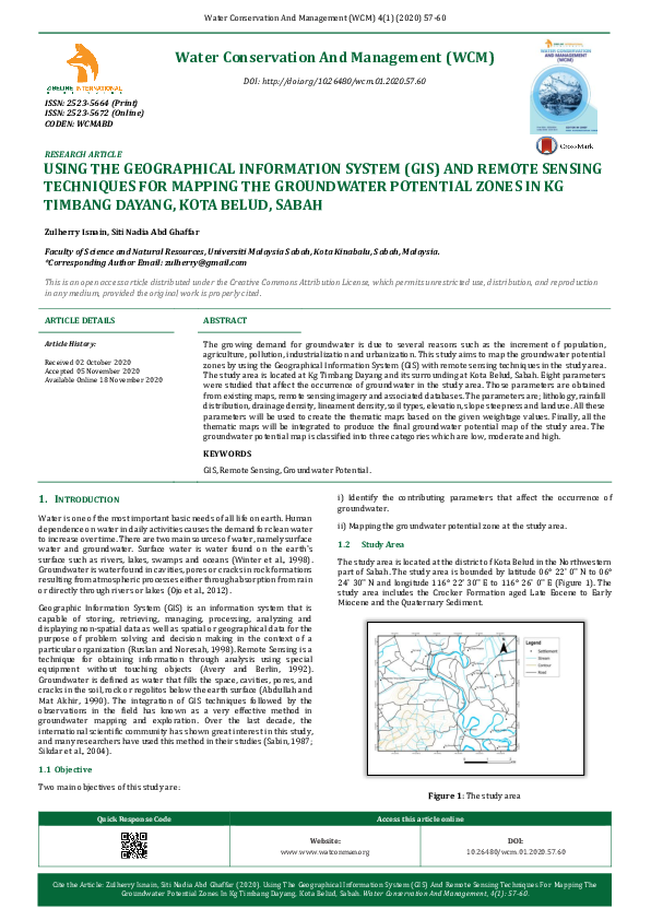 (PDF) Using the Geographical Information System (Gis) and Remote Sensing Techniques for Mapping ...