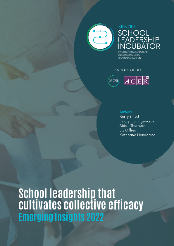 (PDF) School leadership that cultivates collective efficacy: Emerging ...