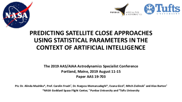 (PDF) Predicting Satellite Close Approaches Using Statistical Parameters in the Context of ...