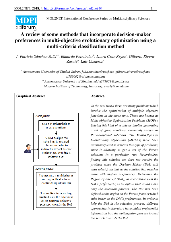 (PDF) A review of some methods that incorporate decision-maker ...