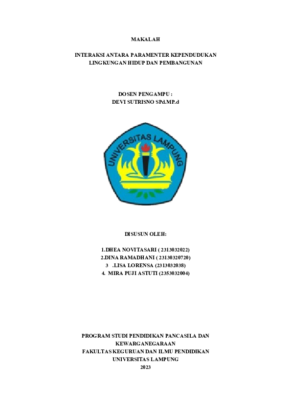 (DOC) MAKALAH PKLH 2023 KELOMPOK 3 1