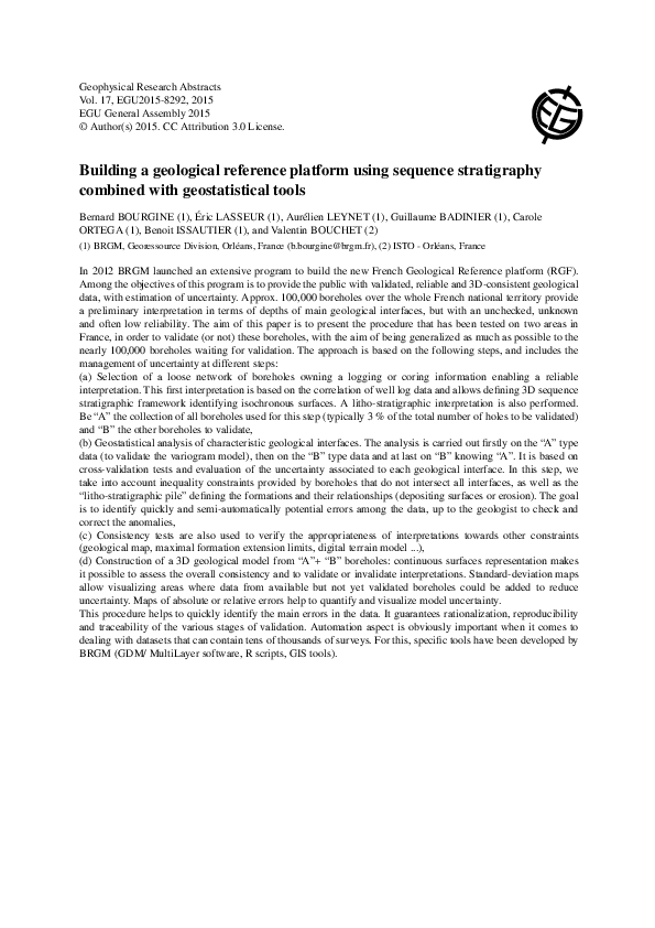 (PDF) Building a Geological Reference Platform Using Sequence ...