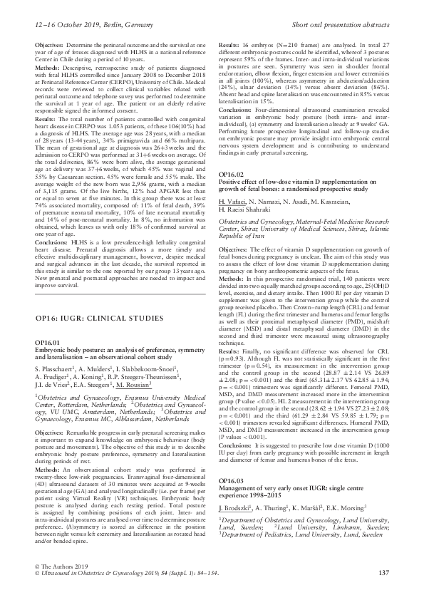 (PDF) OP16.01: Embryonic body posture: an analysis of preference ...