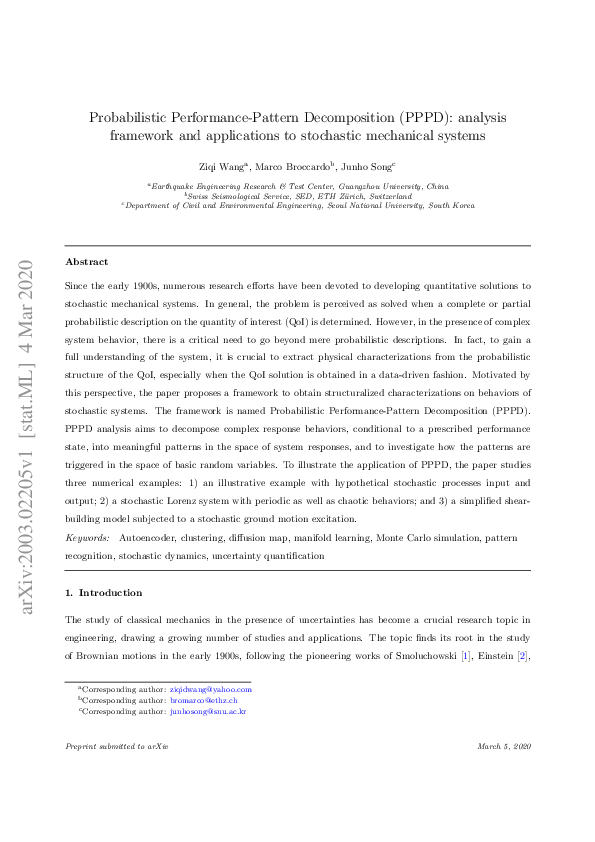 (PDF) Probabilistic Performance-Pattern Decomposition (PPPD): analysis ...