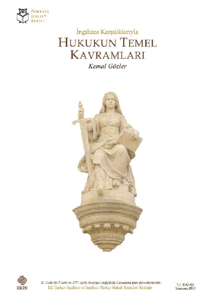 (PDF) Hukukun Temel Kavramları-Kemal Gözler