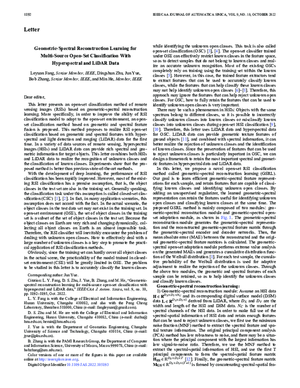 (PDF) Geometric-Spectral Reconstruction Learning for Multi-Source Open ...