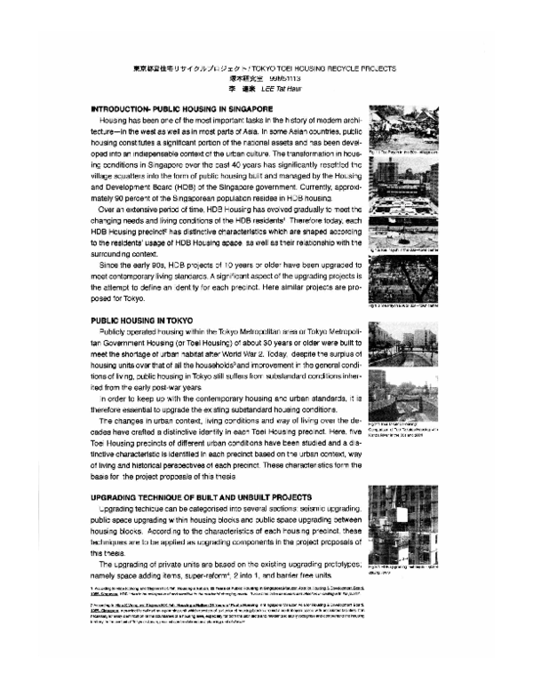 (PDF) Tokyo Toei Housing Recycle Projects