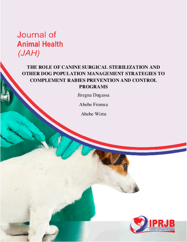 (PDF) The Role of Canine Surgical Sterilization and Other Dog ...