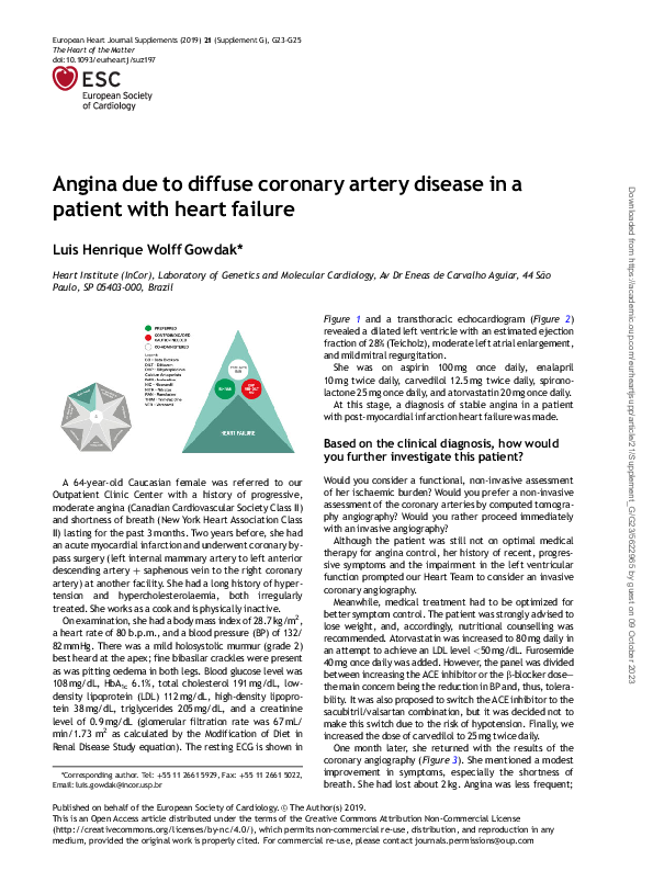 (PDF) Angina due to diffuse coronary artery disease in a patient with ...