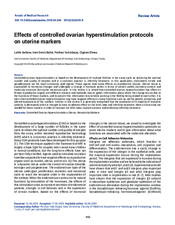 (PDF) Effects of controlled ovarian hyperstimulation protocols on ...