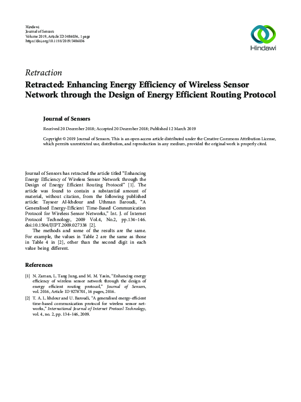 (PDF) Enhancing Energy Efficiency of Wireless Sensor Network through ...
