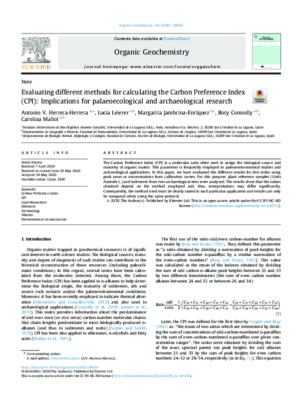 (PDF) Evaluating different methods for calculating the Carbon ...