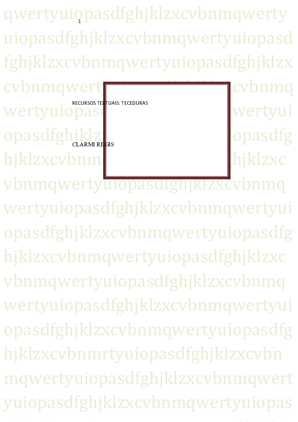 (DOC) Recursos textuais: teceduras