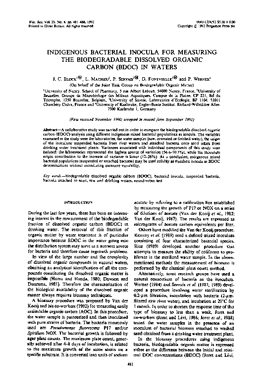 (PDF) Indigenous bacterial inocula for measuring the biodegradable ...