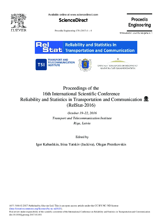 (PDF) Proceedings of the 16th International Scientific Conference ...