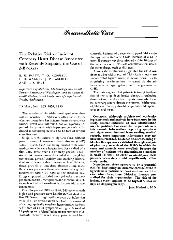 (PDF) The Relative Risk of Incident Coronary Heart Disease Associated ...