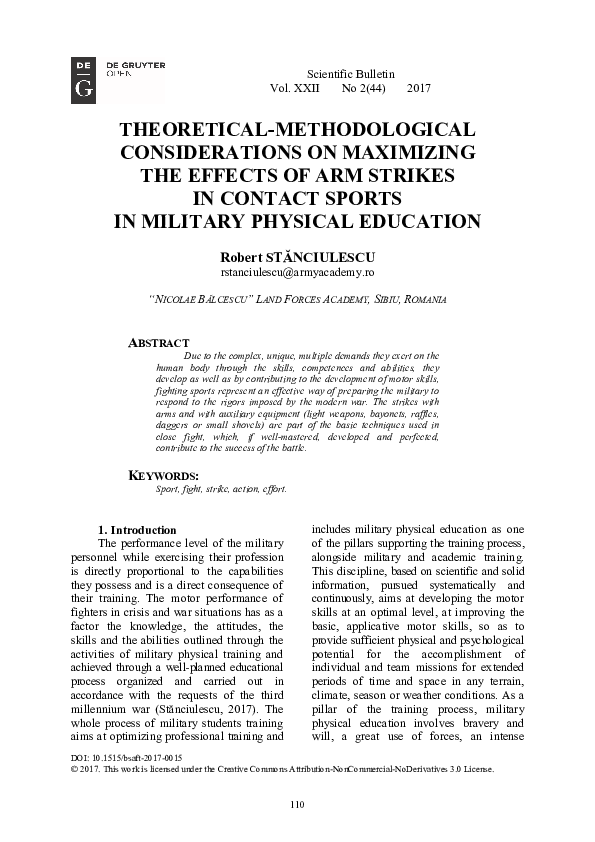 (PDF) Theoretical-Methodological Considerations on Maximizing the ...