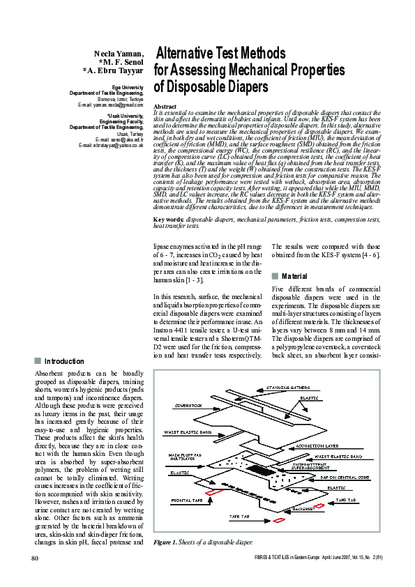 (PDF) Alternative Test Methods for Assessing the Mechanical Properties ...