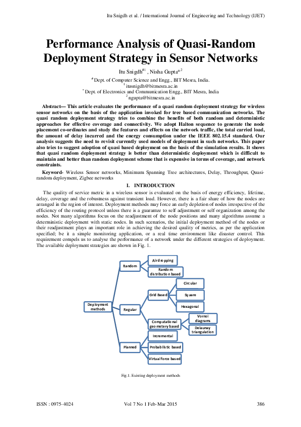 (PDF) Performance Analysis of Quasi-Random Deployment Strategy in ...