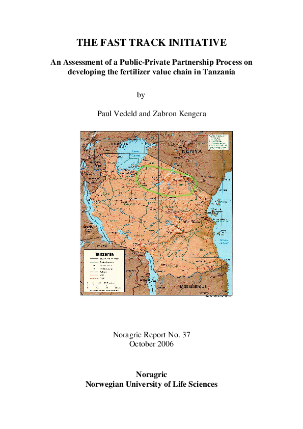 (PDF) The fast track initiative : an assessment of the public-private ...