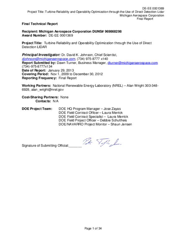 (PDF) Turbine Reliability and Operability Optimization through the use ...