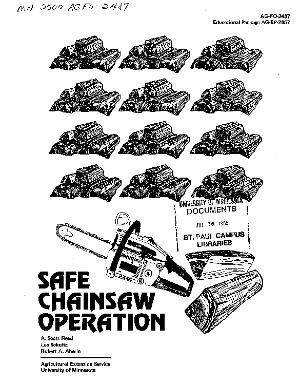 (PDF) Safe chainsaw operation