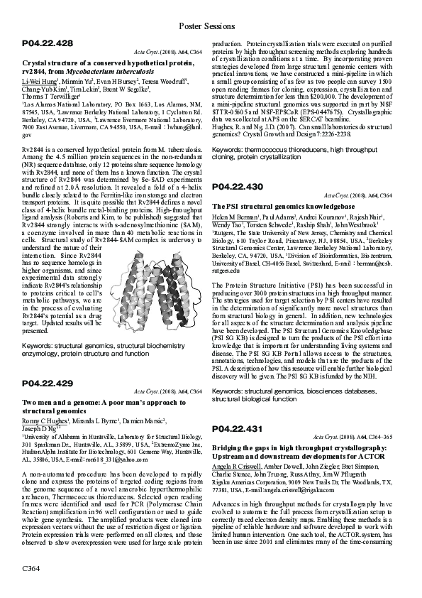 (PDF) Two men and a genome: a poor man's approach to structural ...