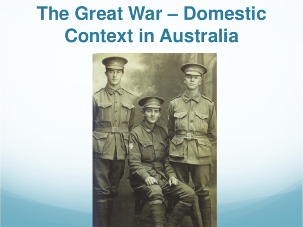 (PDF) The Great War