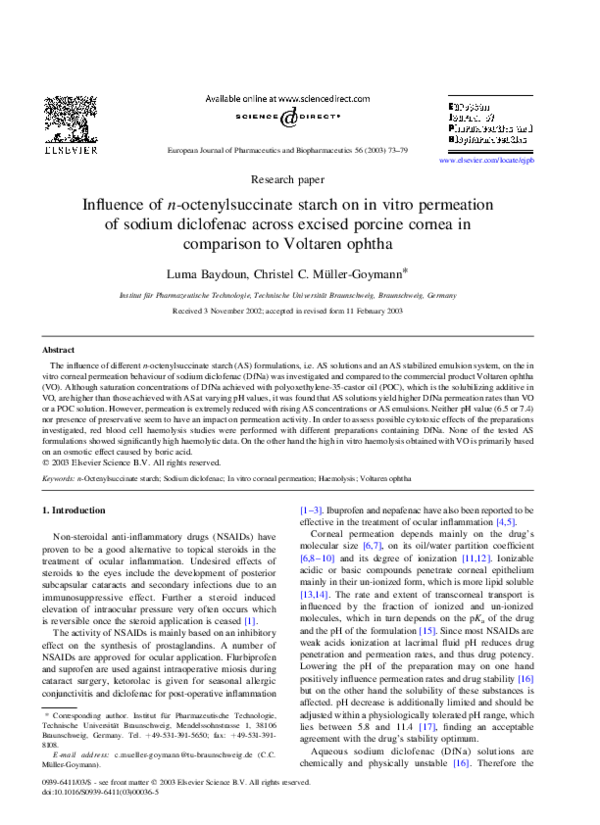 (PDF) Influence of n-octenylsuccinate starch on in vitro permeation of ...