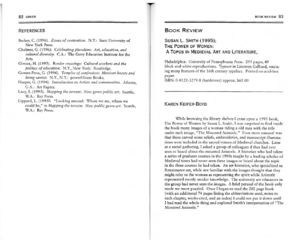 (PDF) Book Review: Susan L. Smith (1995), The Power of Women: A Topos ...