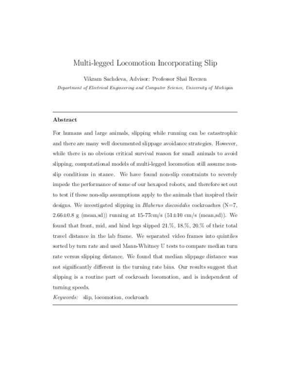 (PDF) Multi-legged Locomotion Incorporating Slip | Shai Revzen - Academia.edu