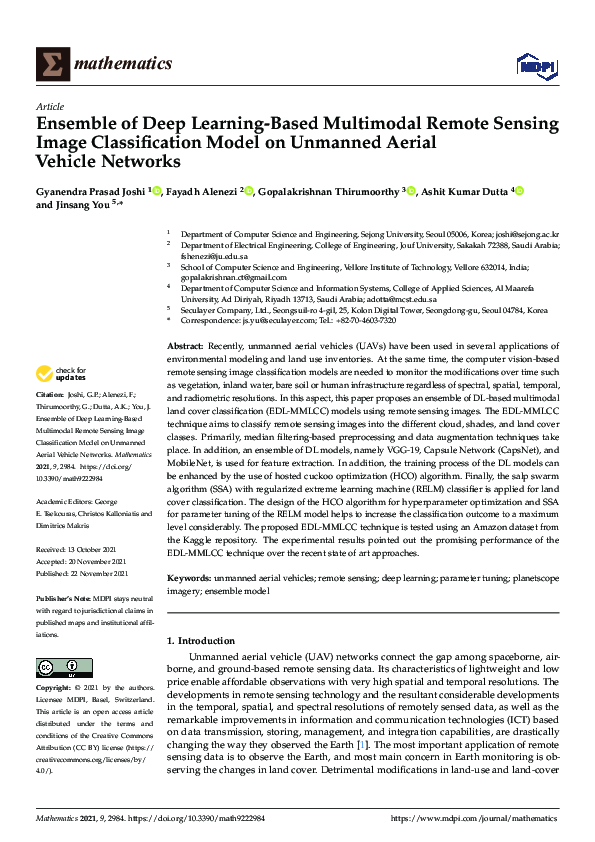 Pdf Ensemble Of Deep Learning Based Multimodal Remote Sensing Image